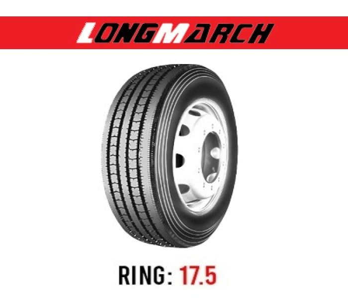 لاستیک خودرو لانگ مارچ مدل LM216 (گل جلو) سایز 235/75R17.5 | همپالاستیک